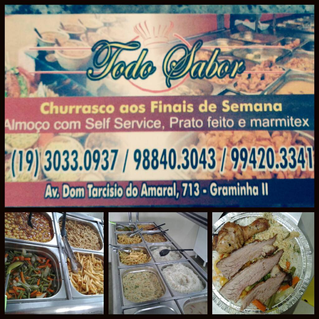 Menu em Todo Sabor Restaurante, Limeira