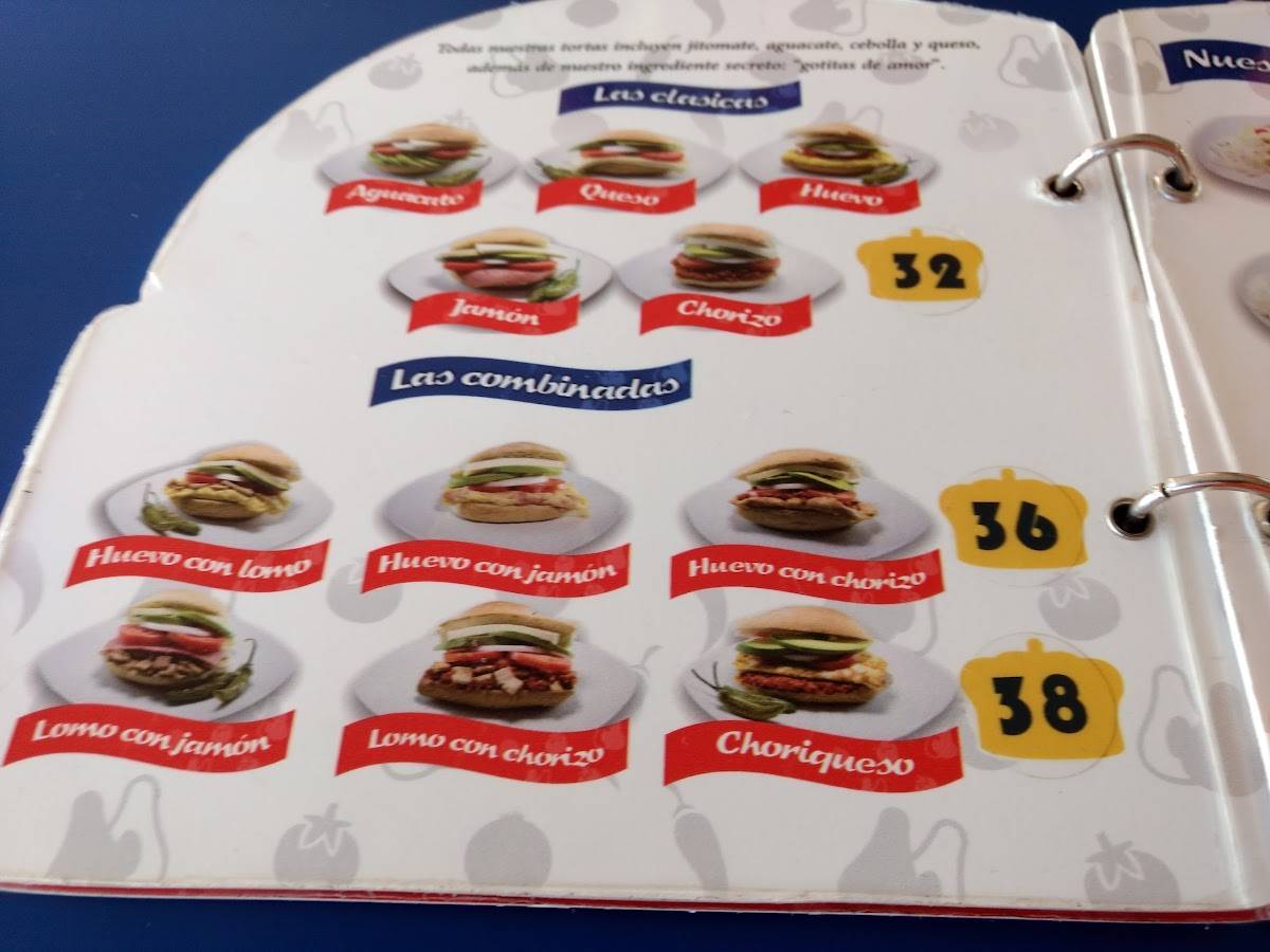 Carta del restaurante Tortería "El Rey" Sucursal Pozos, San Luis Potosi ...