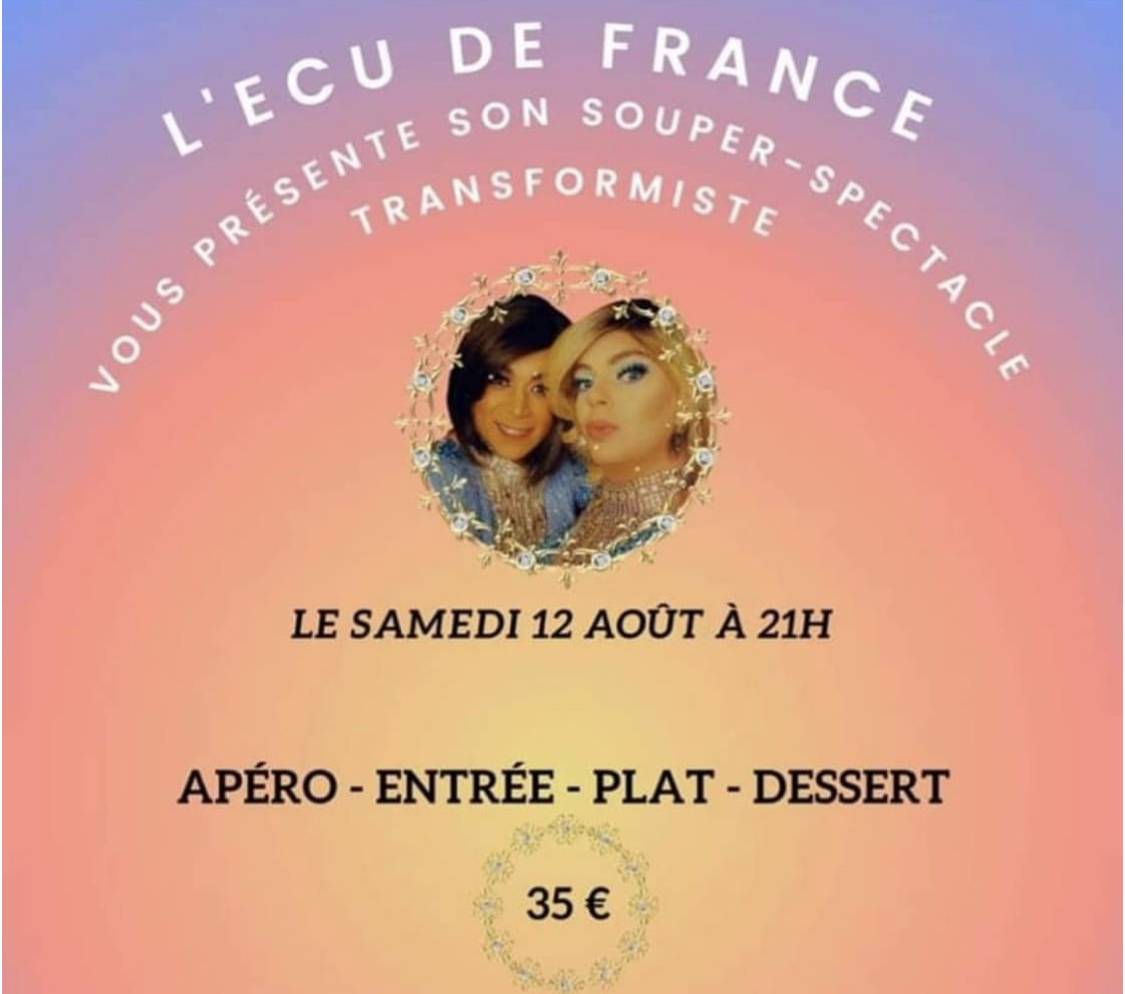 Menu au Ecu de France - Tournai restaurant, Tournai