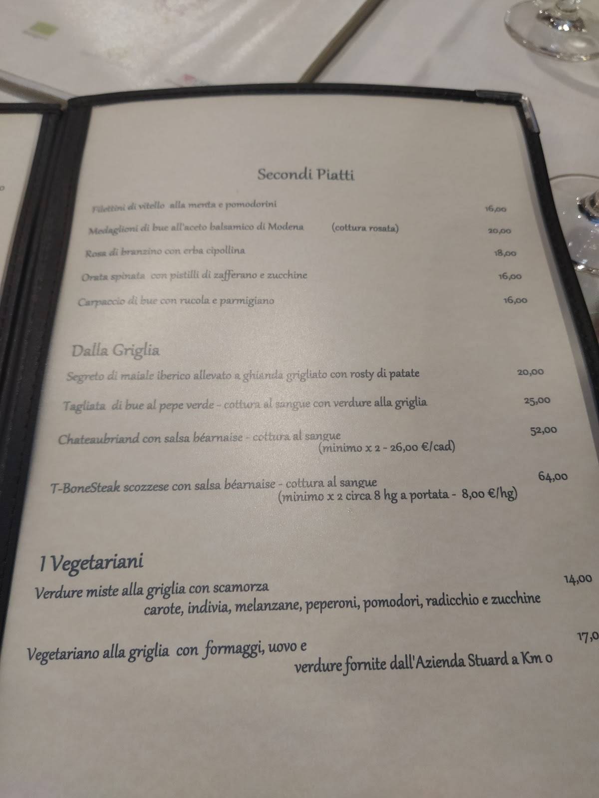 Menu da Trattoria il Cortile ristorante, Parma