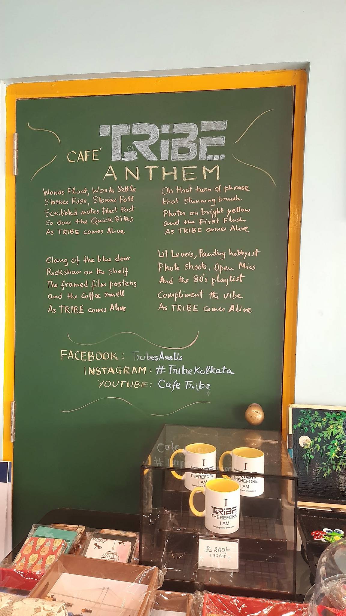 Menu at Tribe, Kolkata, 67