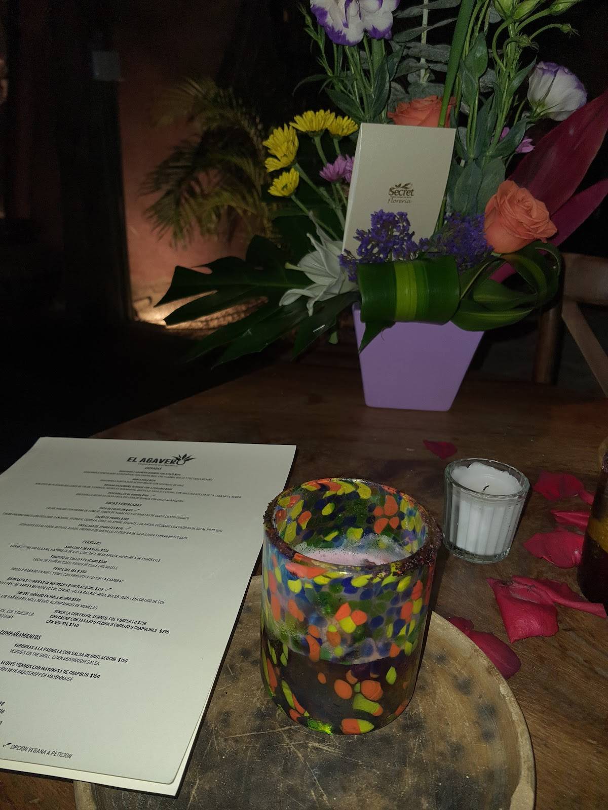 Menu at El Agavero Cocina Ancestral & Mezcaleria restaurant, Tulum