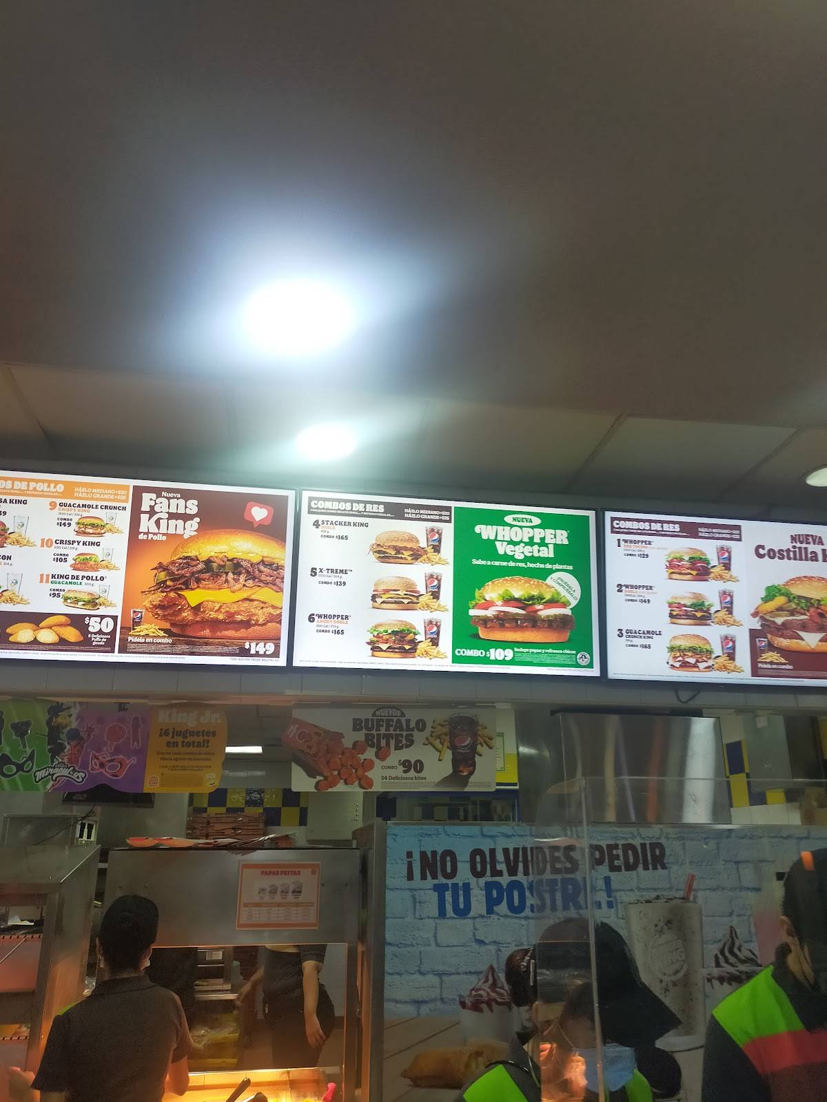 Carta del restaurante Burger King SANTA ELENA, Tuxtla Gutiérrez, Blvd ...