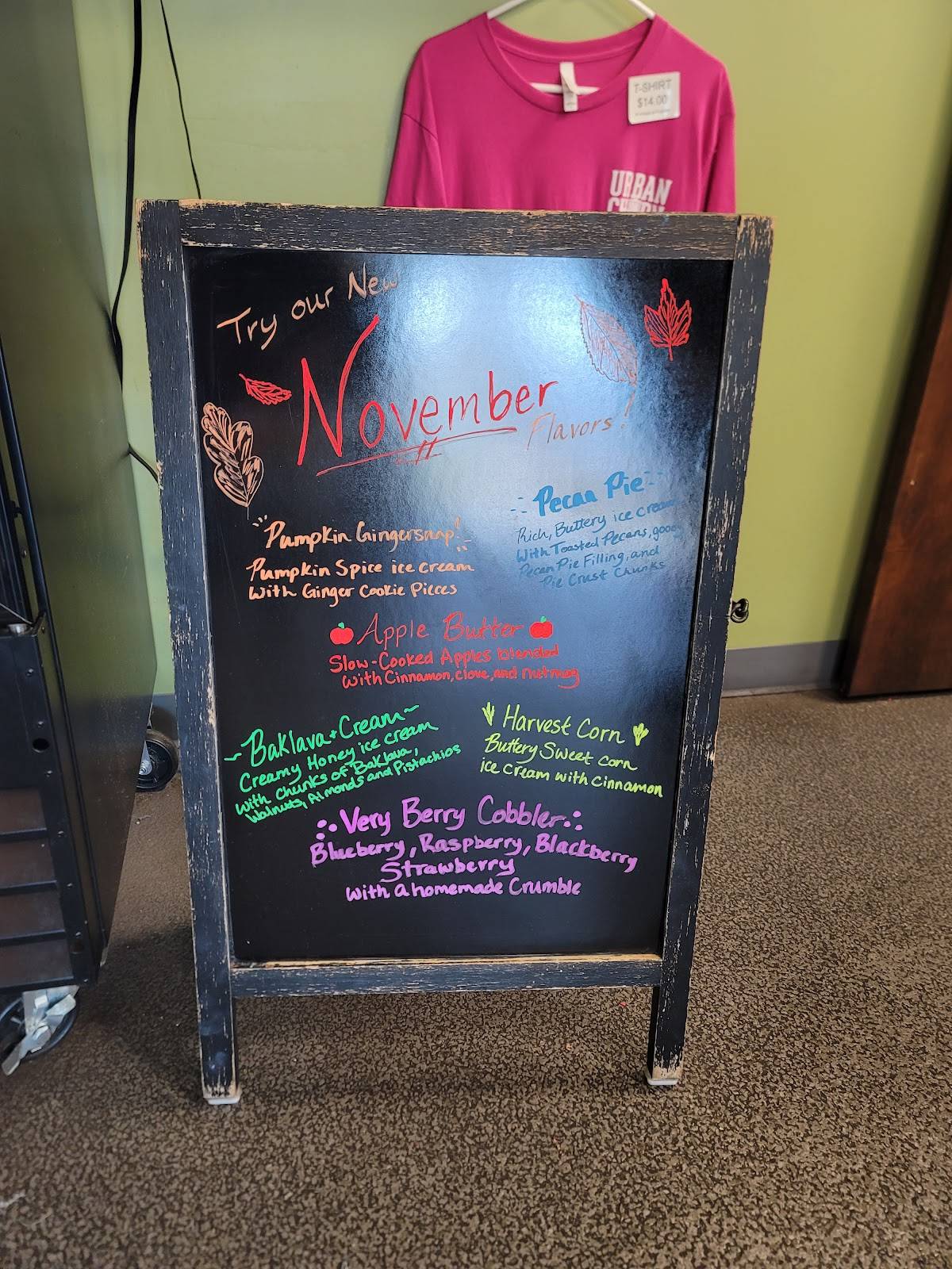 Menu at Urban Churn - Desserts and Craft Ice Cream., Mechanicsburg