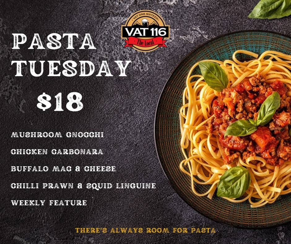 Menu at VAT 116 pub & bar, Rockingham