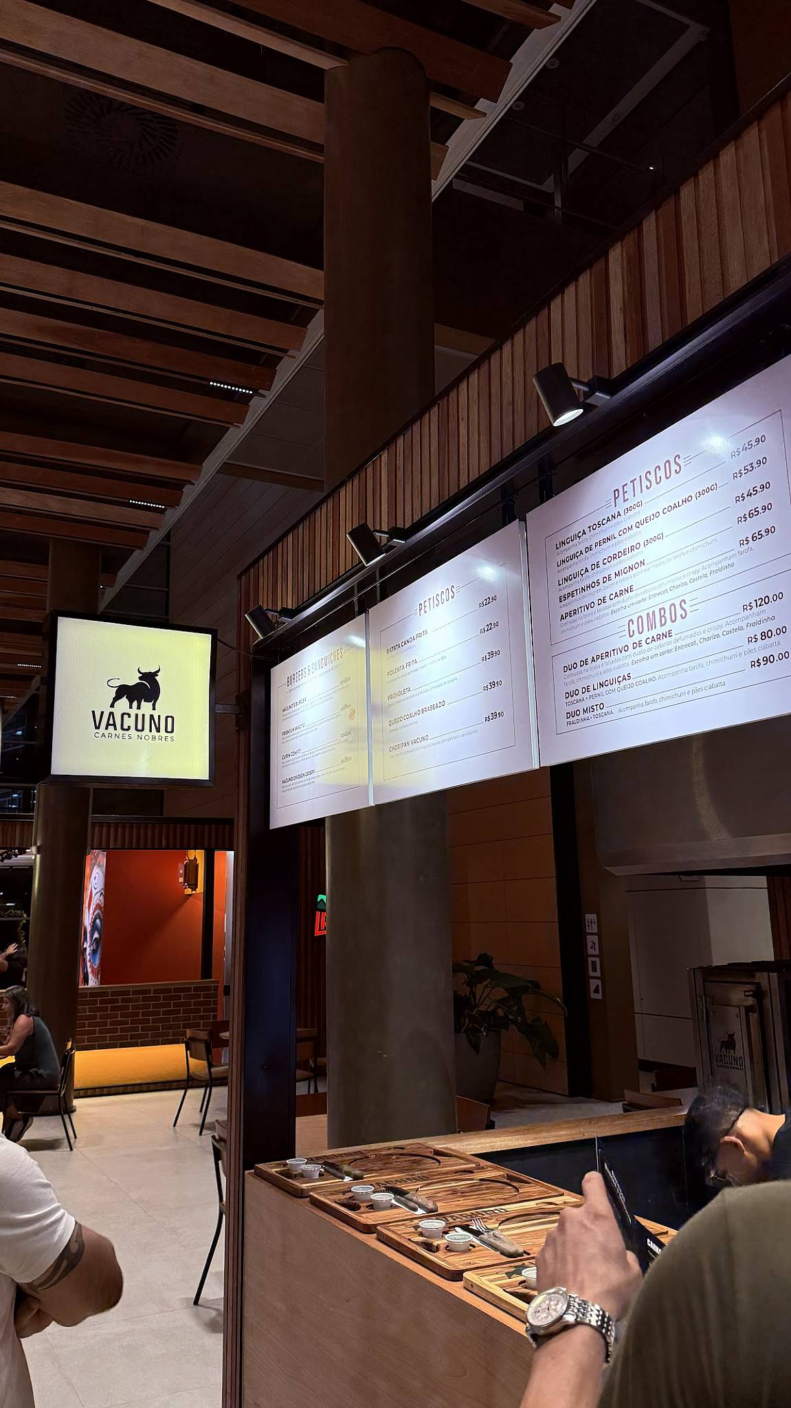 Menu at Vacuno Carnes Nobres - Sapiens Parque restaurant, Florianópolis