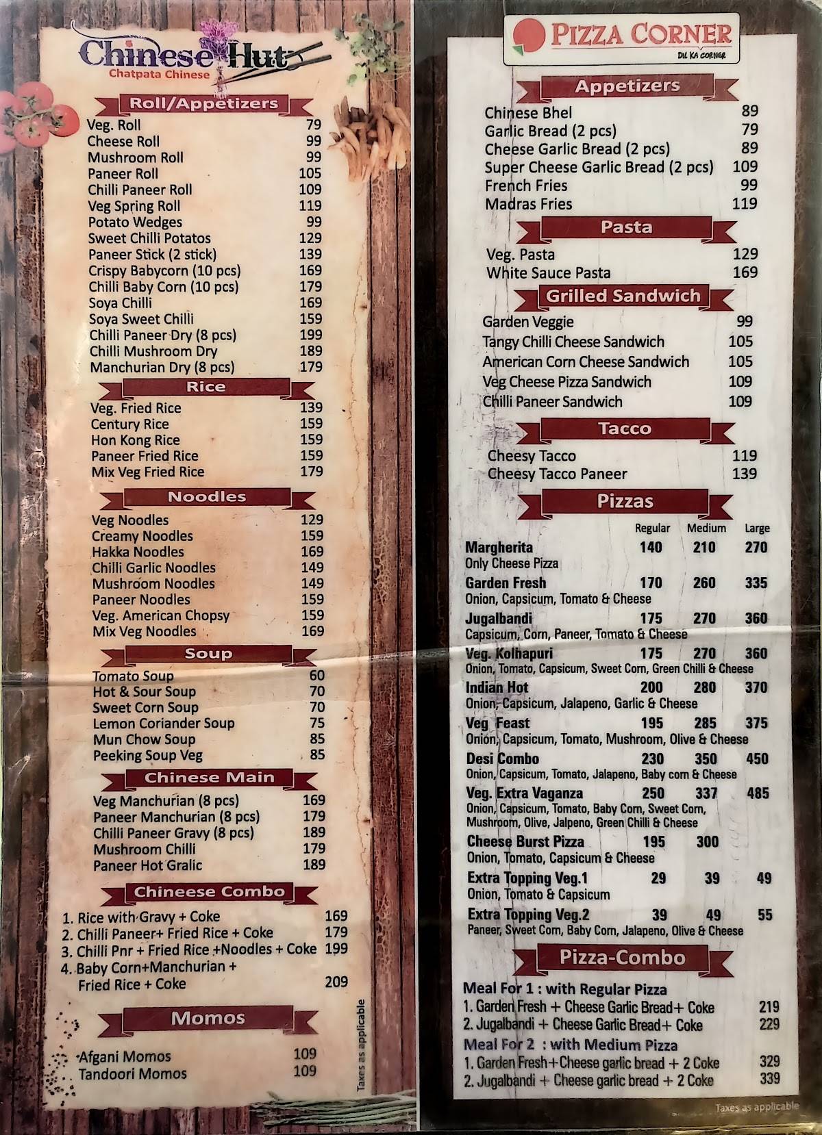 Menu at Capsicum Food Court Best Restaurant in Varanasi Best Family ...