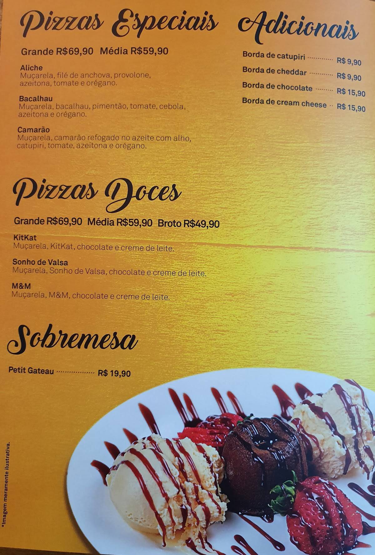Carta del restaurante Via Pizza, Varginha, Av. Celina Ferreira Ottoni