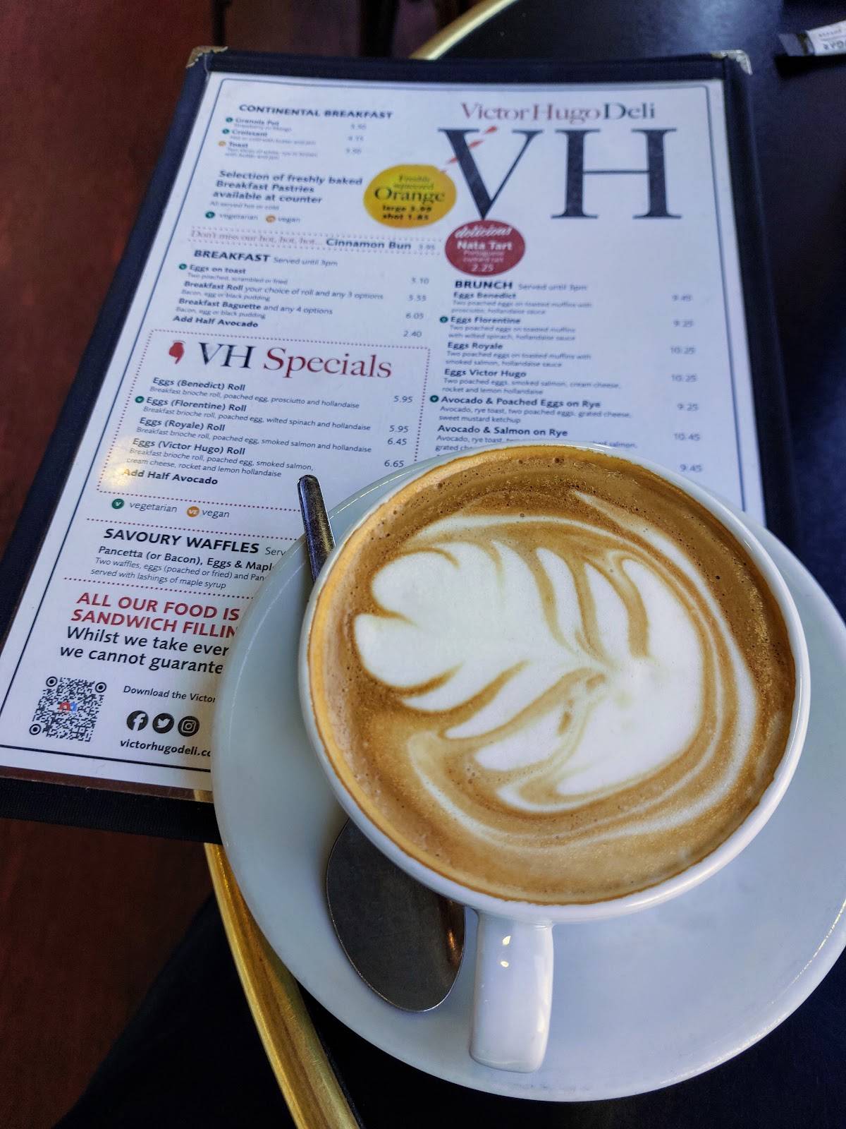 Menu at Victor Hugo Deli - City Centre cafe, Edinburgh, 104a George St