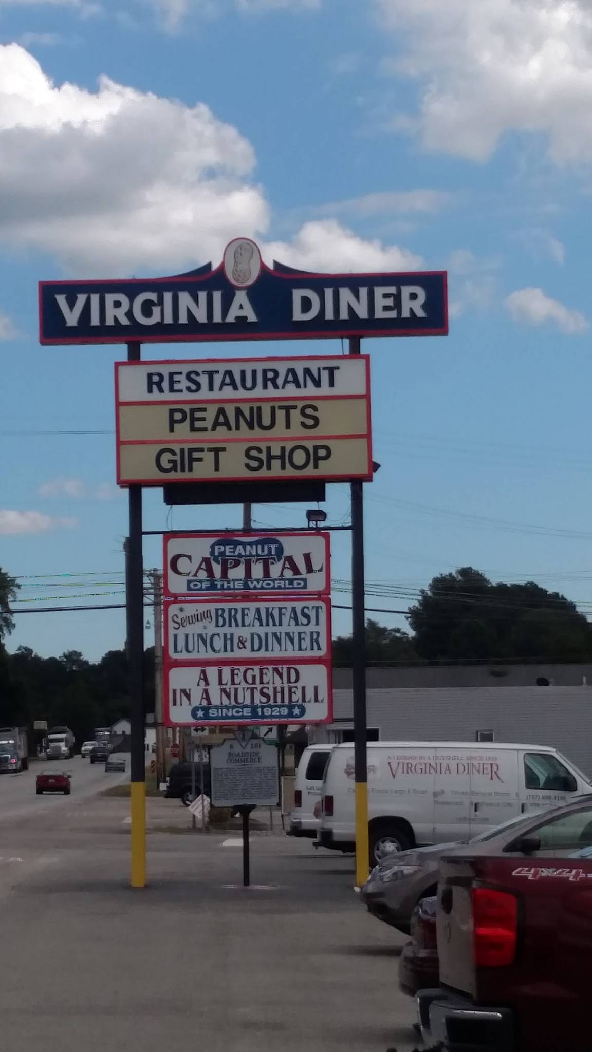 Menu at Virginia Diner restaurant, Wakefield, 408 County Dr