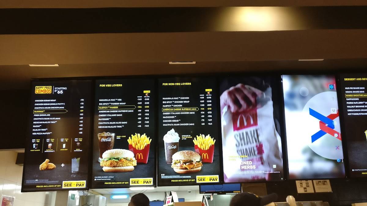 Menu at McDonald's, Visakhapatnam, 36