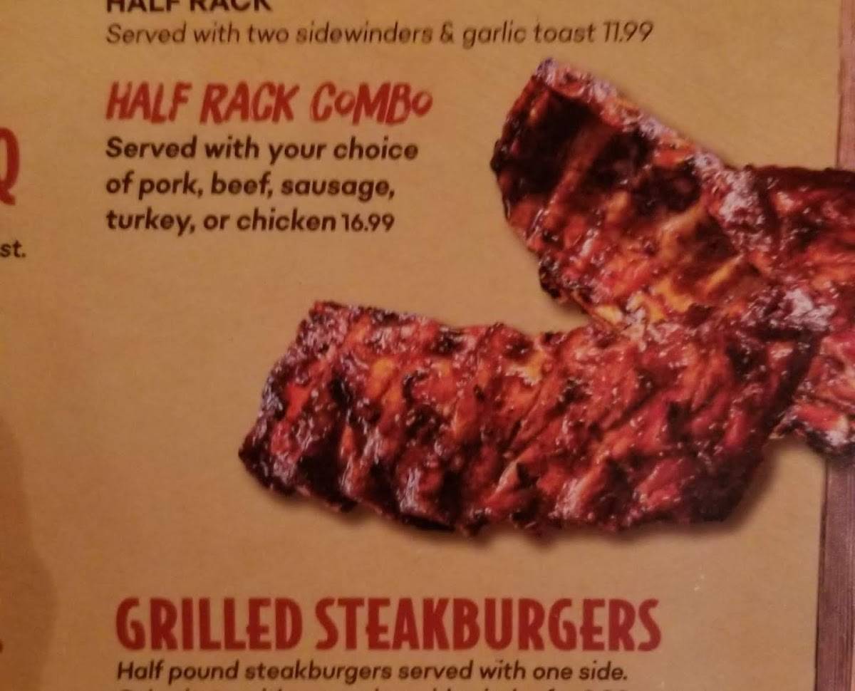 Menu at Oakwood Express Smokehouse & Grill BBQ, Wildwood