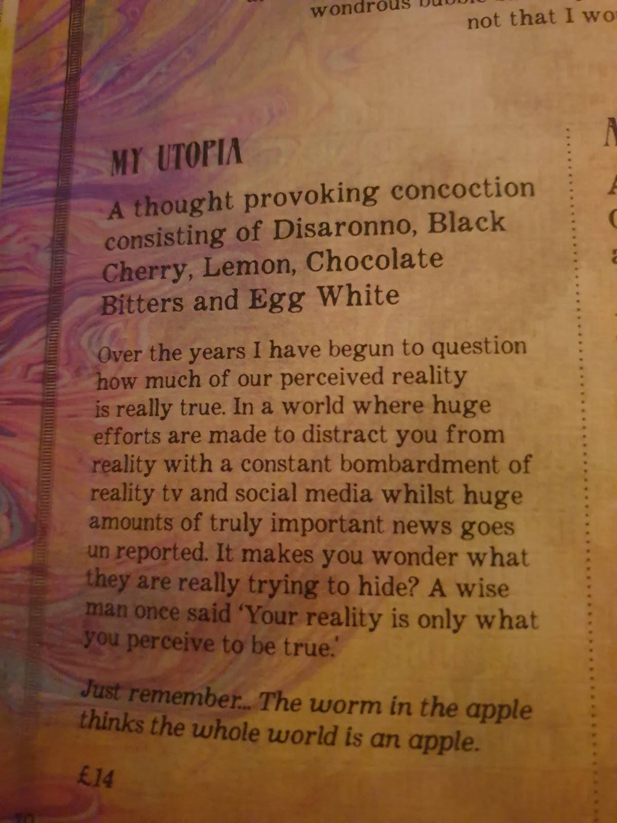 Menu at Incognito pub & bar, Winchester