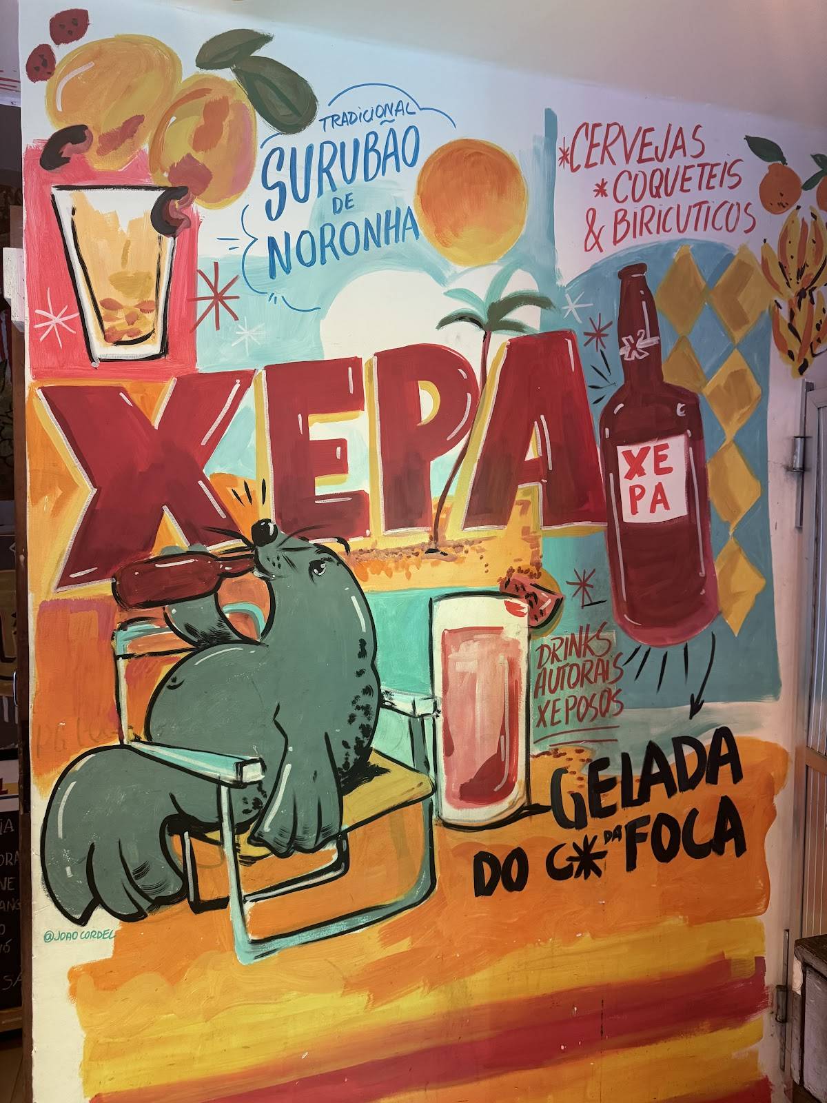 Menu em Xepa Bar, Rio de Janeiro