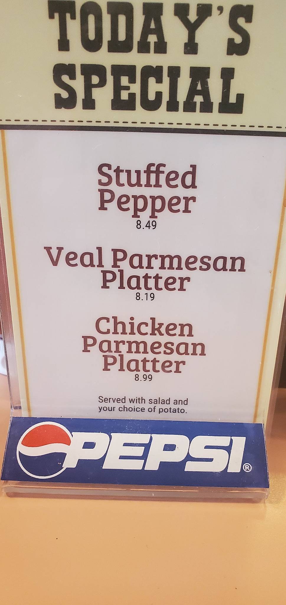 Menu at Yankee Kitchen Restaurant, Vienna Center