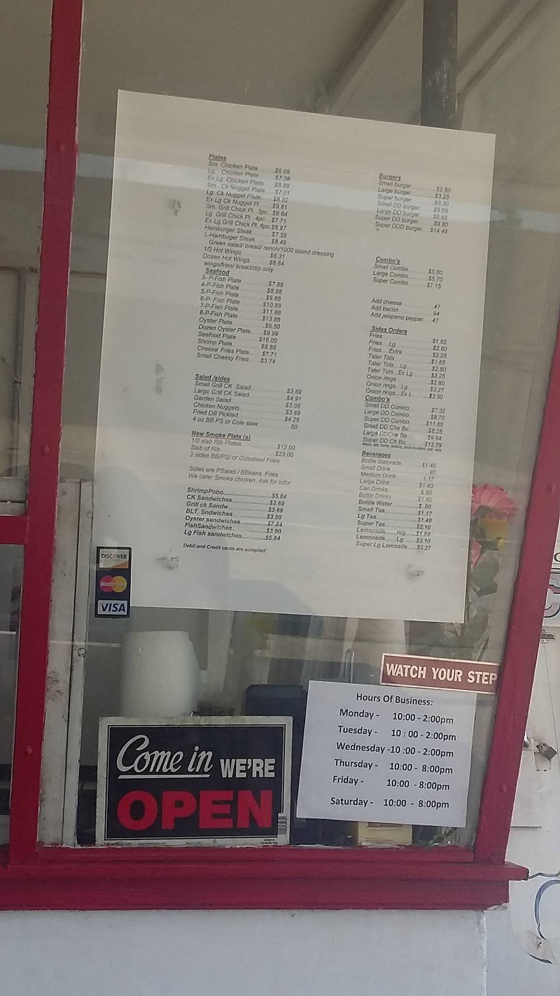 Menu at Young Tasty Place restaurant, Forest