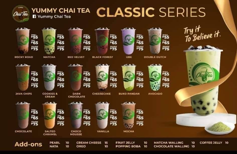 Menu at Yummy Chai Tea: Takoyaki, Bacolod
