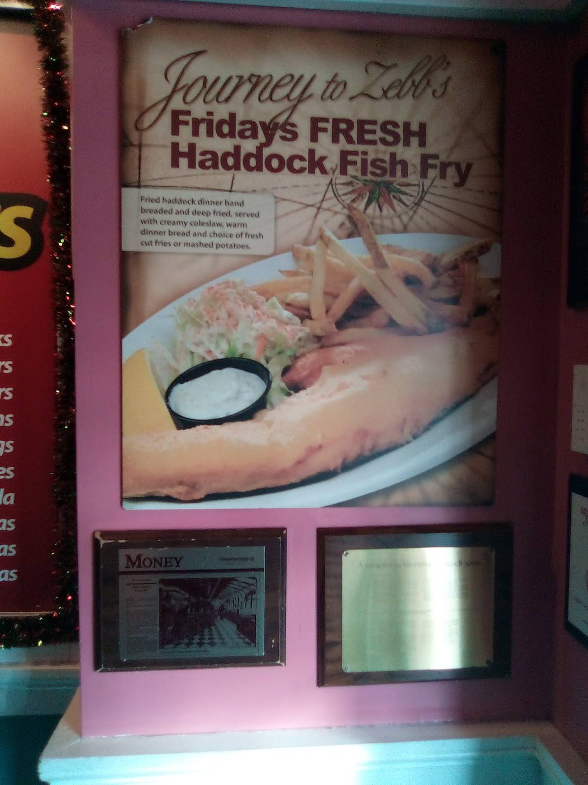 Menu at Zebb's Deluxe Grill & Bar, Mattydale