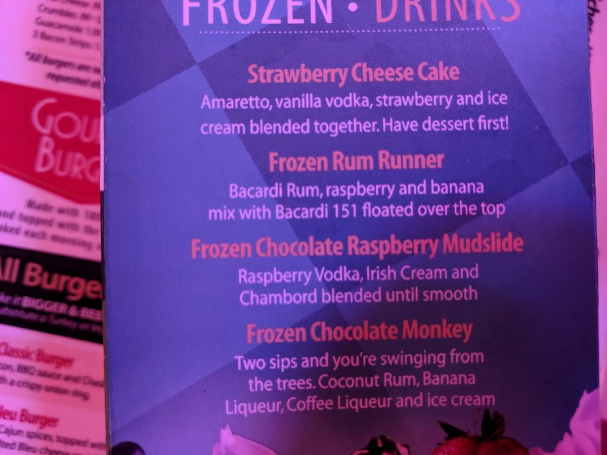 Menu at Zebb's Deluxe Grill & Bar, Mattydale