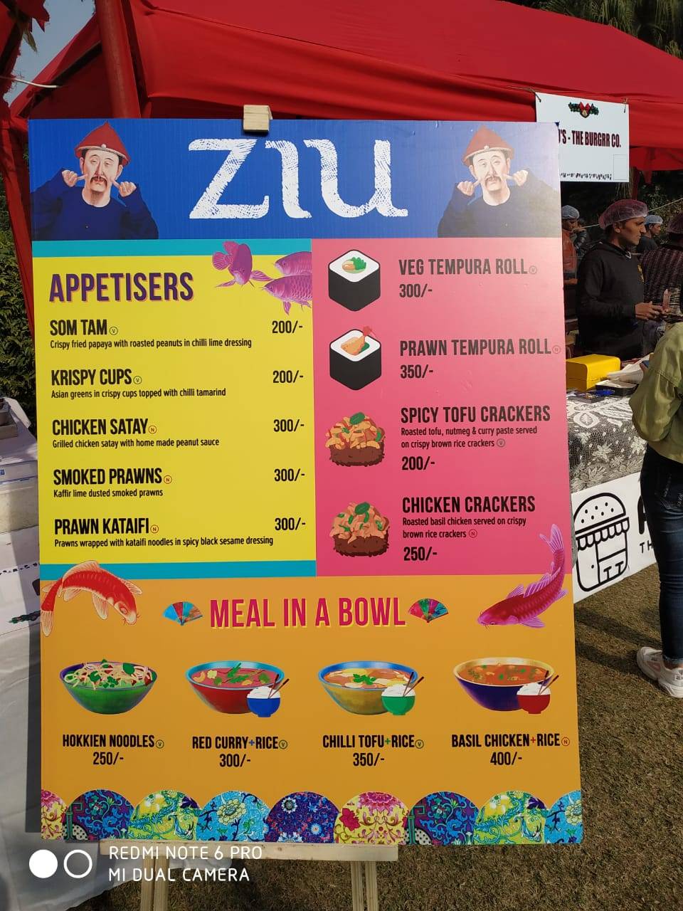 Menu at Ziu Restaurant, New Delhi