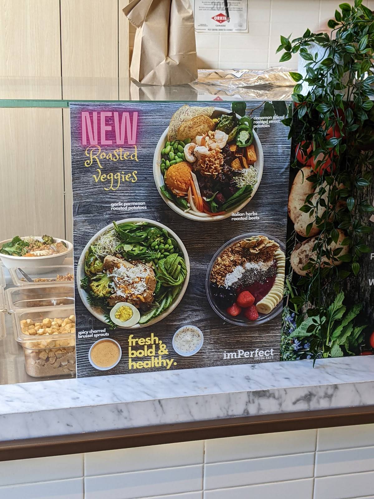 Menu at imPerfect Fresh Eats pub & bar, Toronto, 477 Queen St W