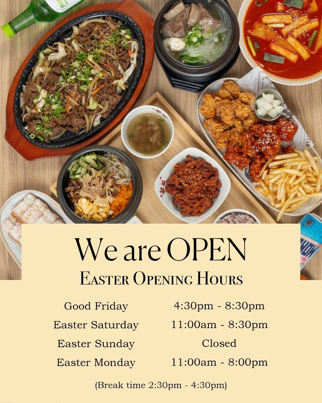 Menu at mogom Korean Kitchen restaurant, Springwood