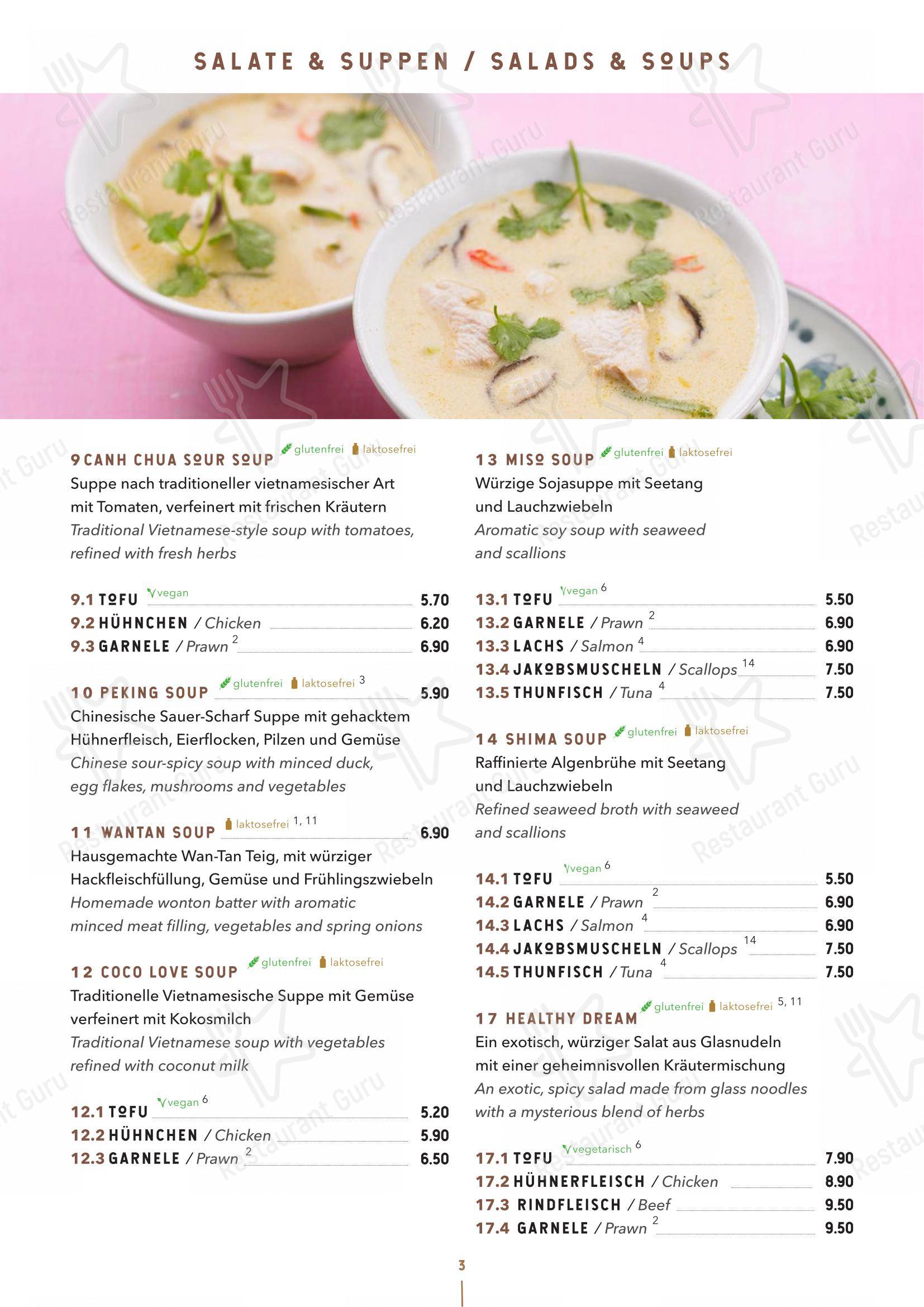Speisekarte von Shima Restaurant - Großenhain, Großenhain