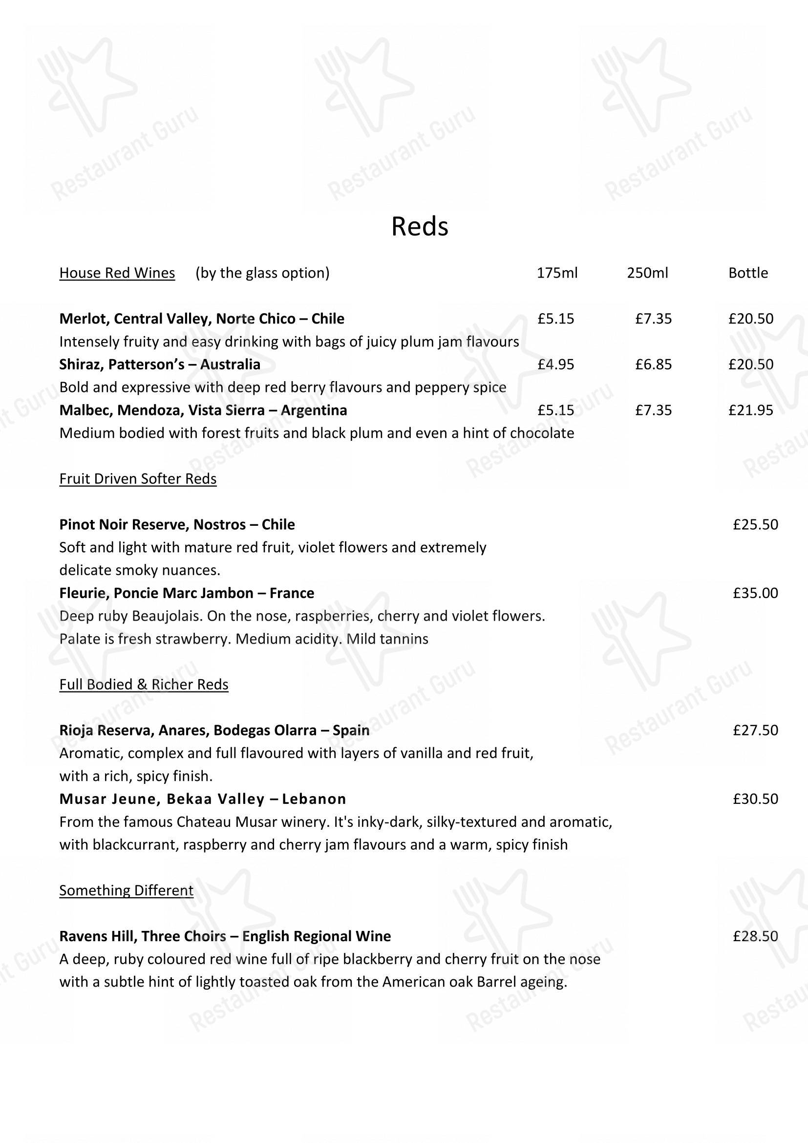 Menu at Hare & Hounds Lothersdale pub & bar, Lothersdale