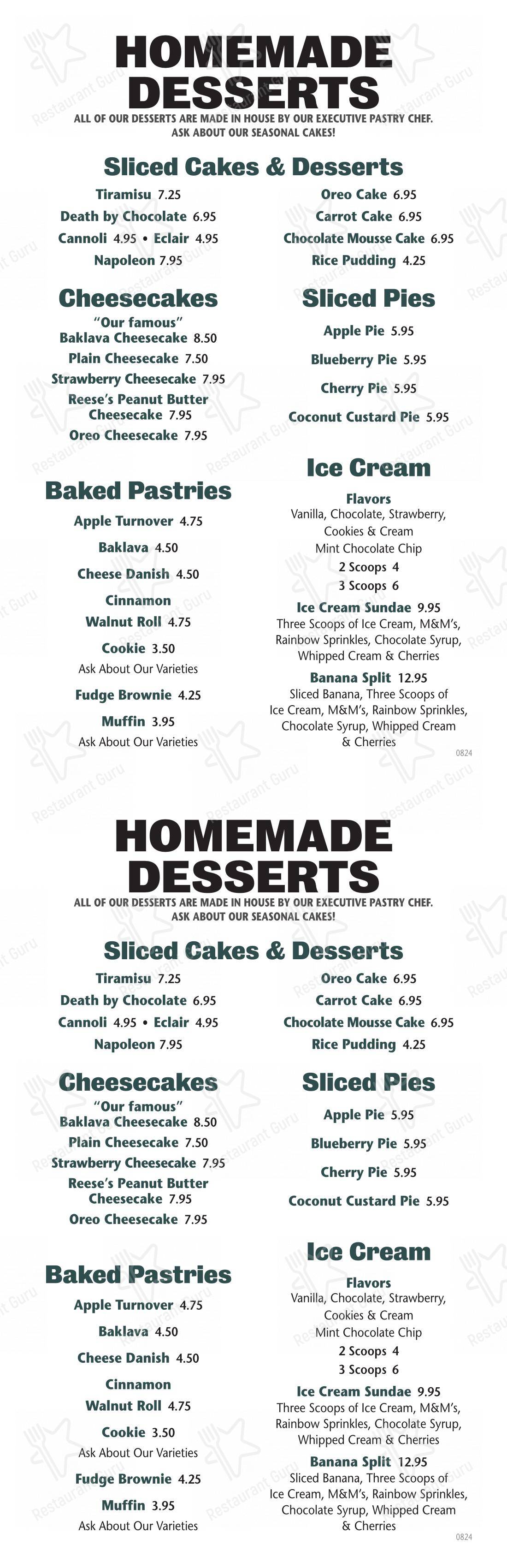 Menu at The Randolph Diner Bar & Grill, Randolph, 517 NJ-10