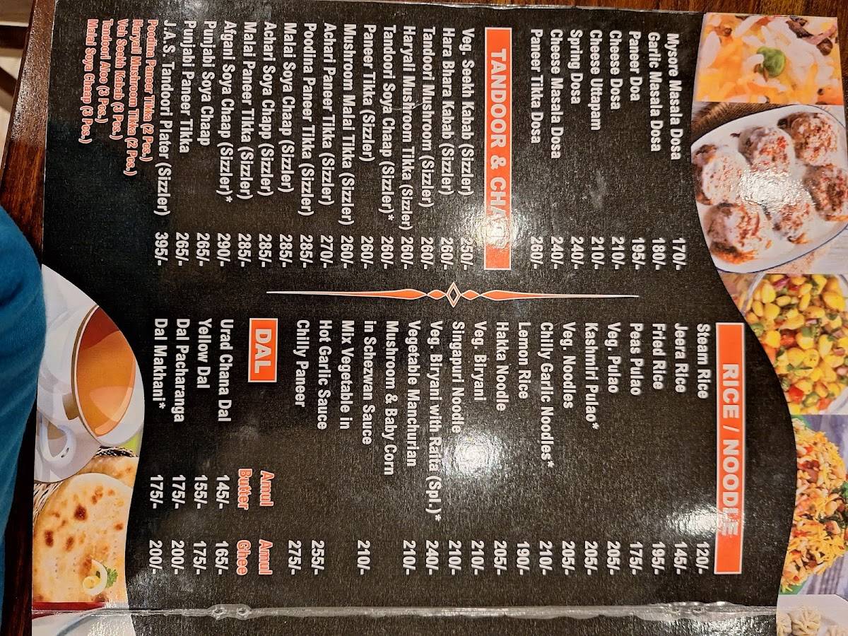 Menu at , Hodal
