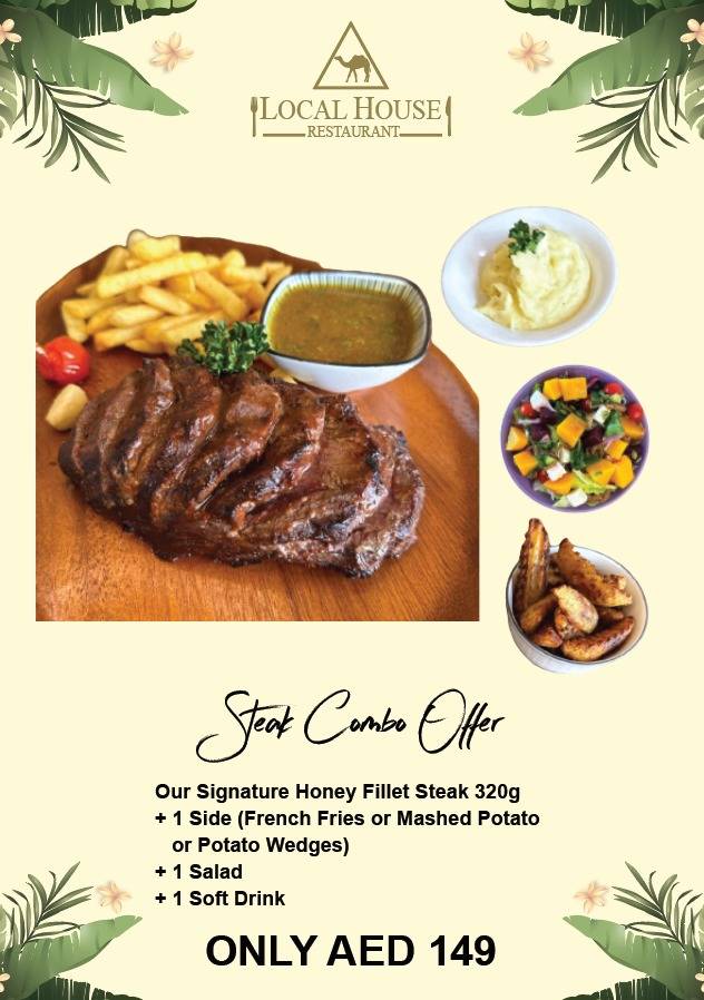 Menu at Local House Restaurant, UAE