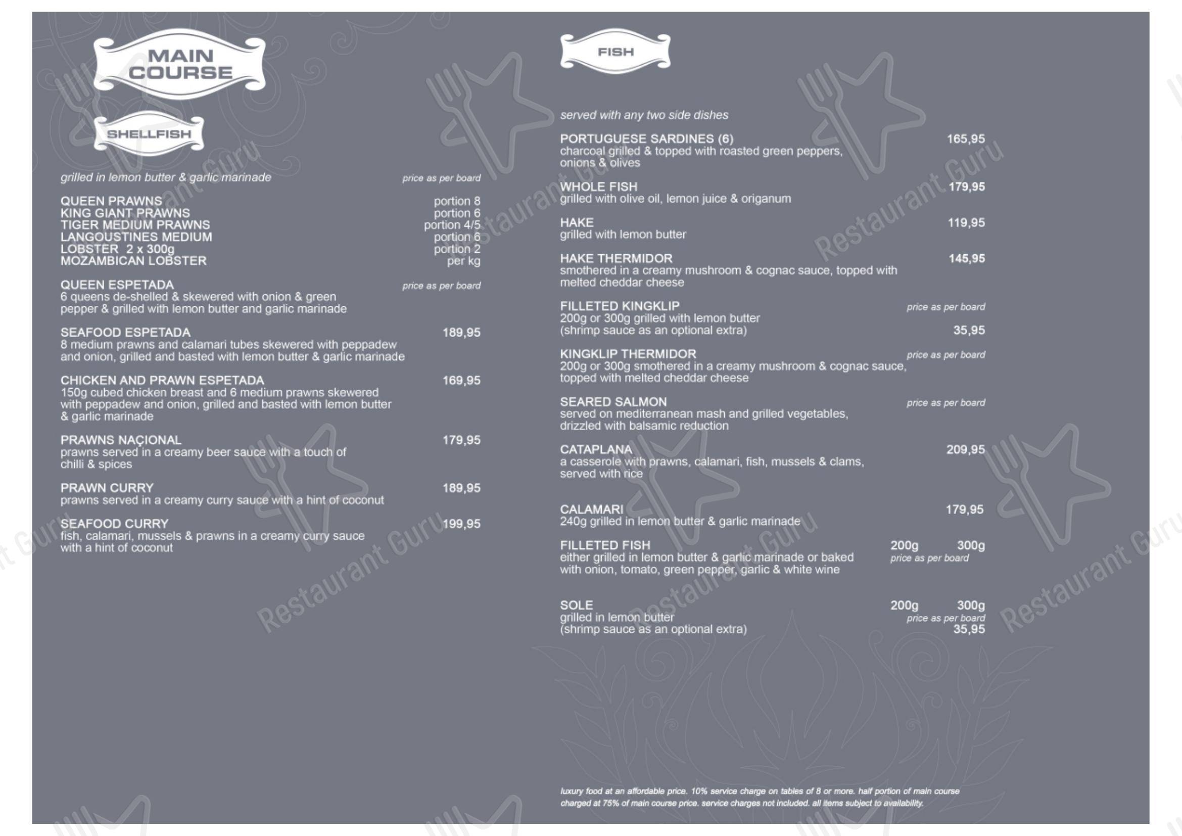 Menu at O'Galito - Centurion Mall restaurant, Centurion, Heuwel Rd