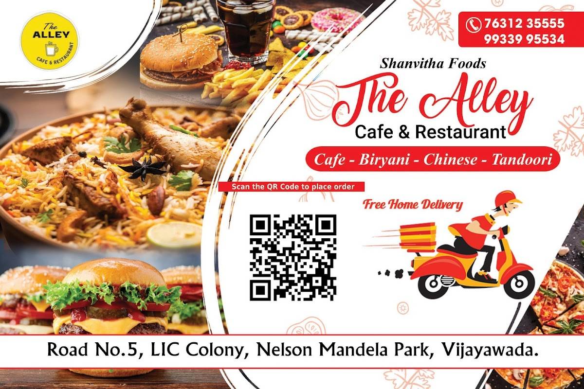 Menu at The Alley Cafe & Restaurant, Vijayawada
