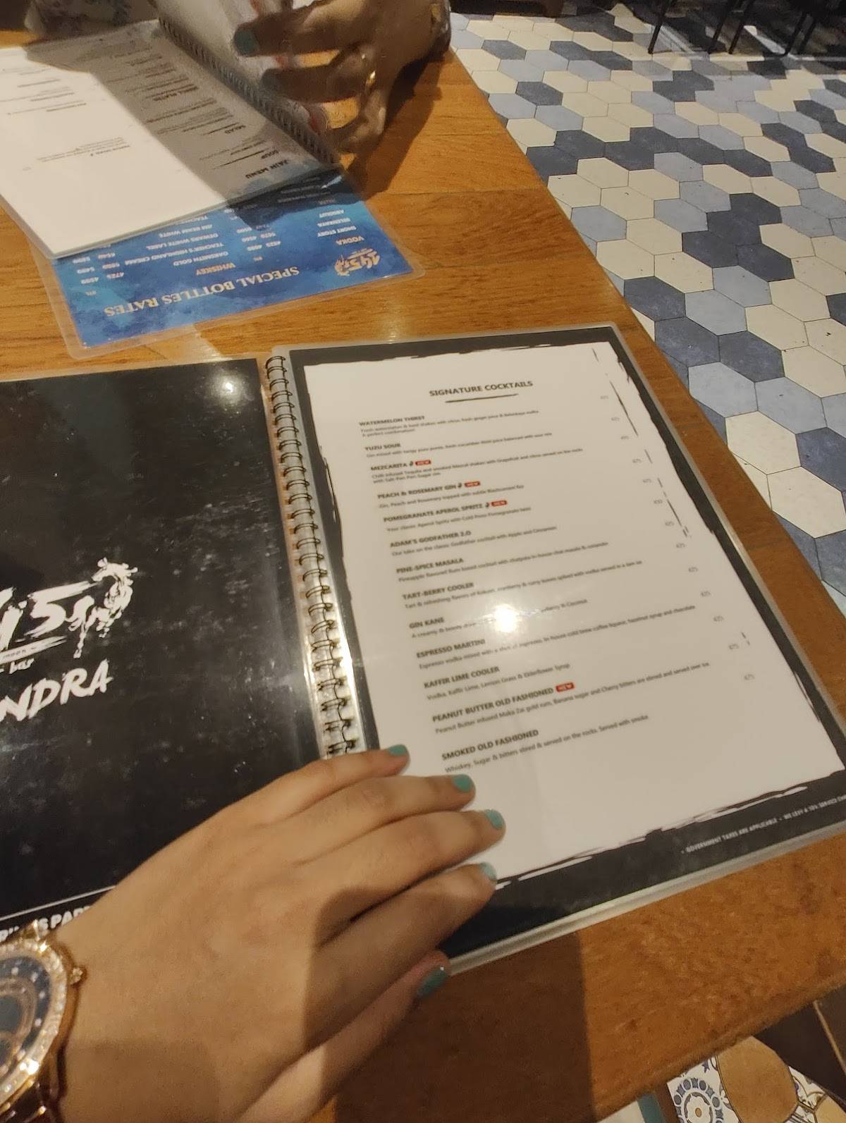 Menu at 145 Bandra, Mumbai