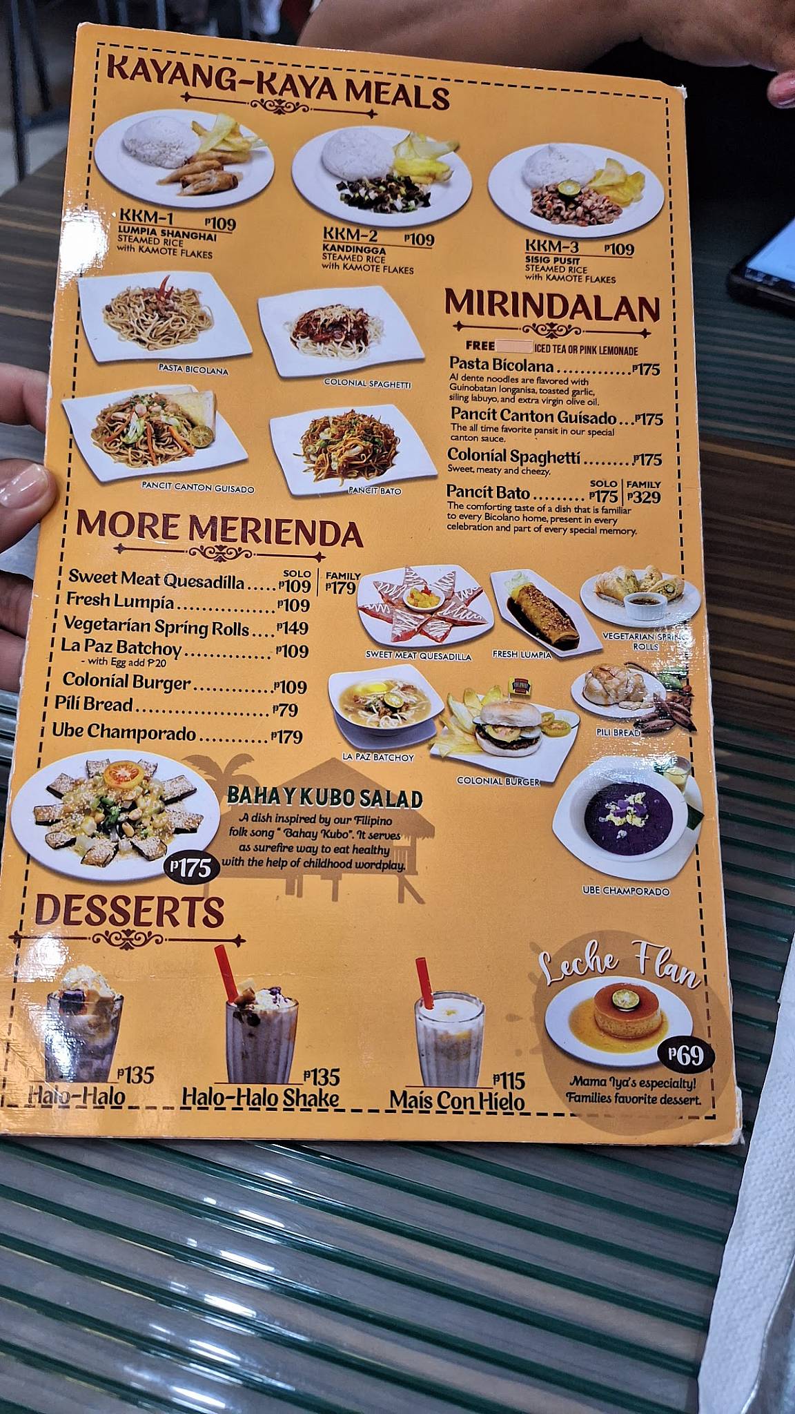 Menu at 1st Colonial Grill restaurant, Legazpi City, 4QW2+62M