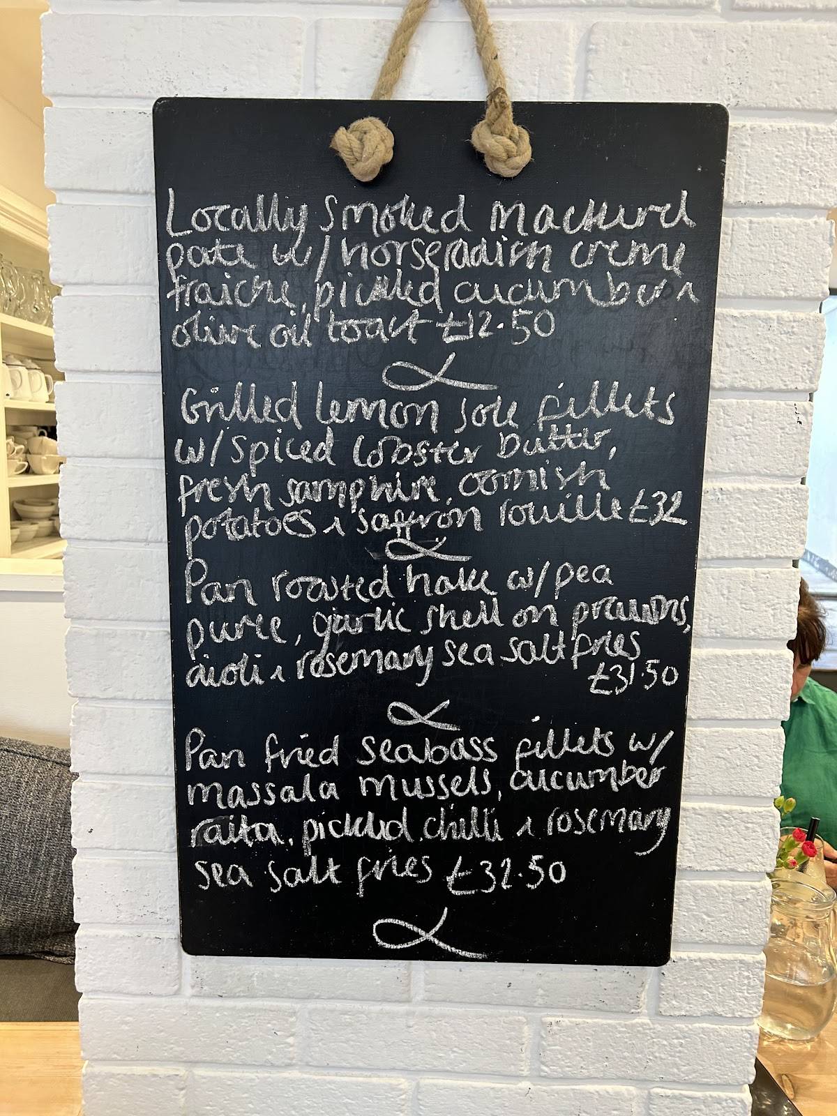Menu at 2 Fore Street Restaurant, Penzance