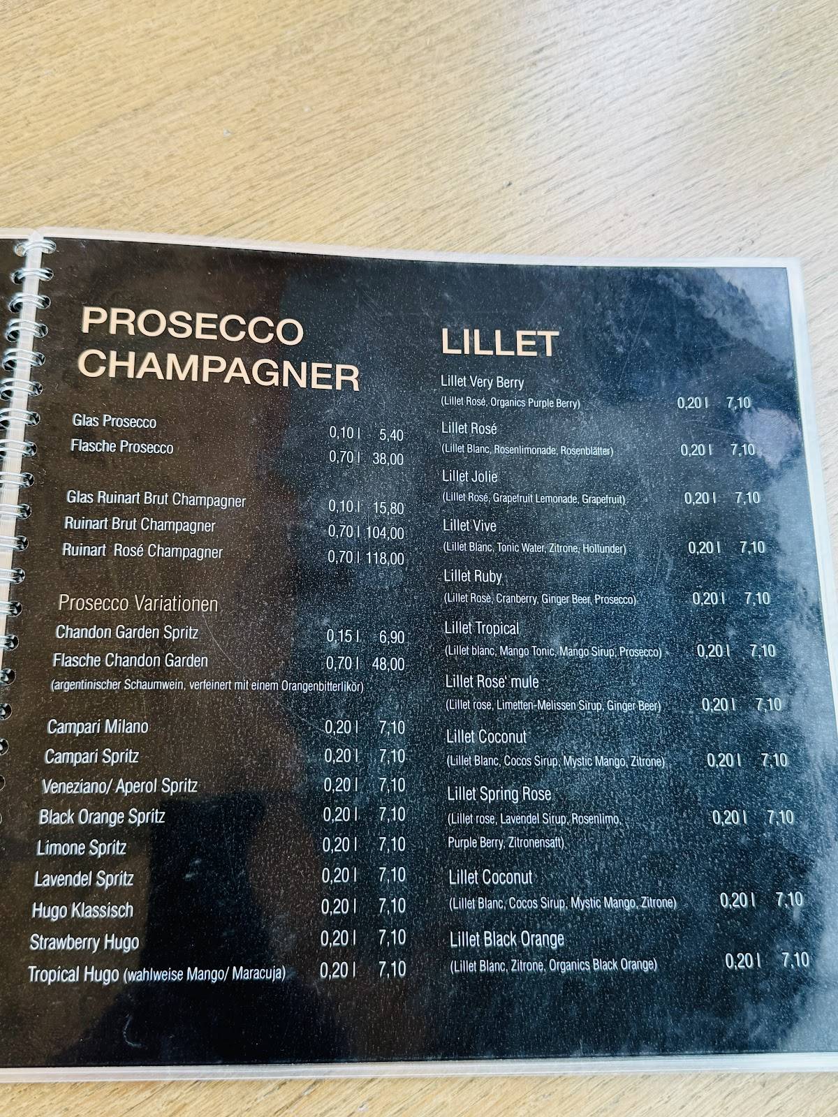 Speisekarte von 360° Cafe, Innsbruck