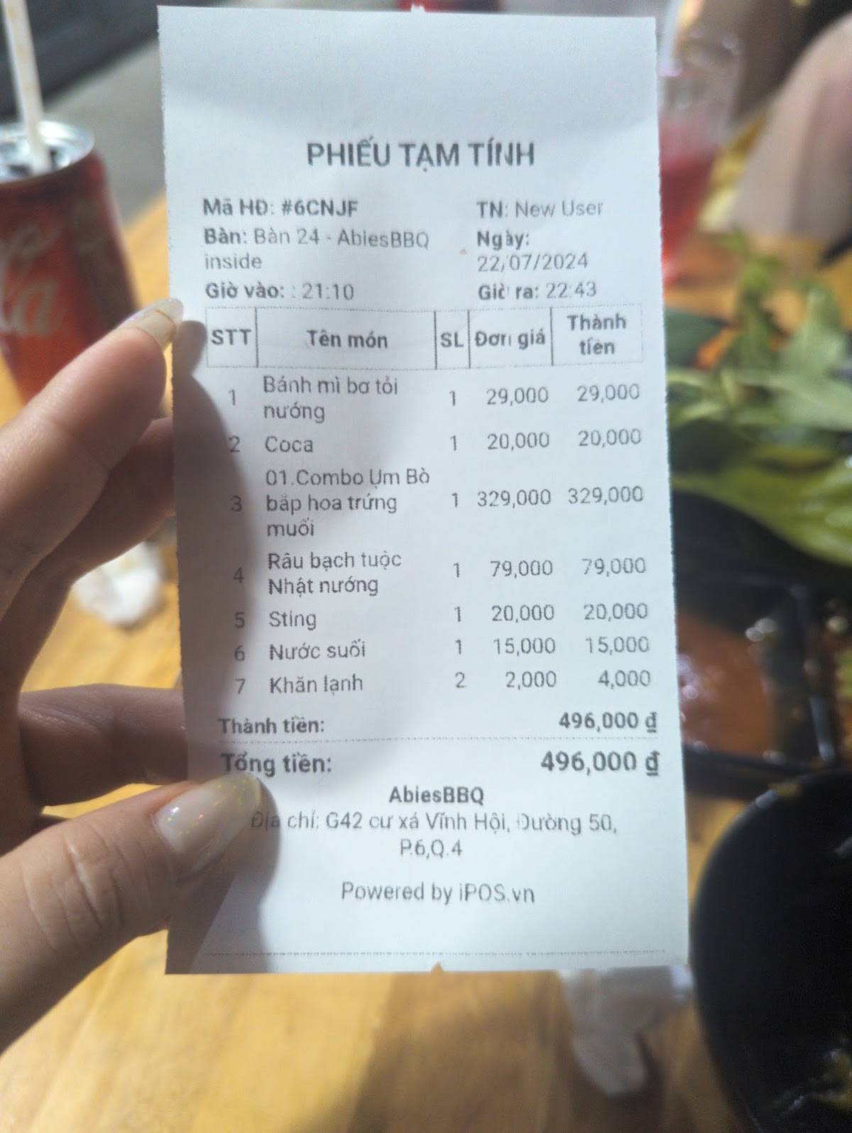 Menu at ABIES BBQ Nướng & Lẩu, Ho Chi Minh City