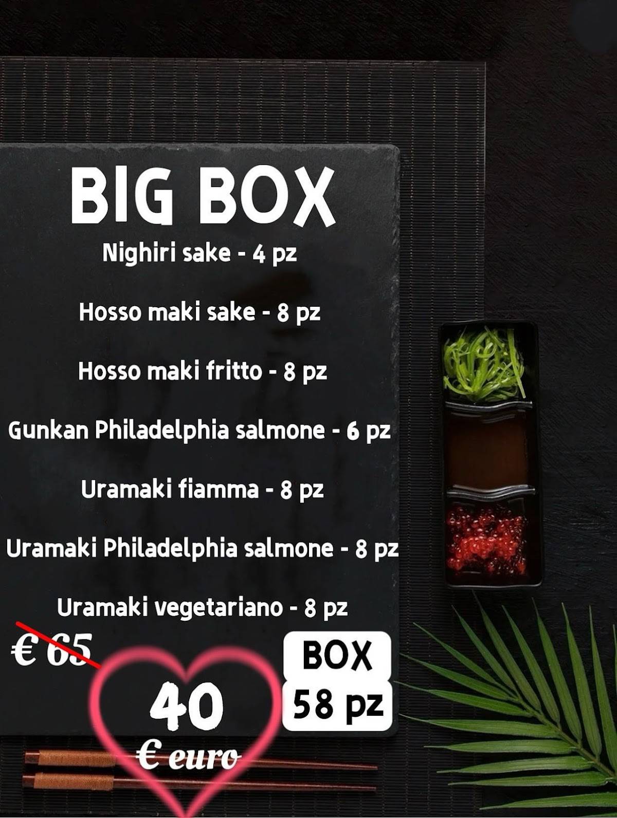 Menu at Sushi Garden restaurant, Affi