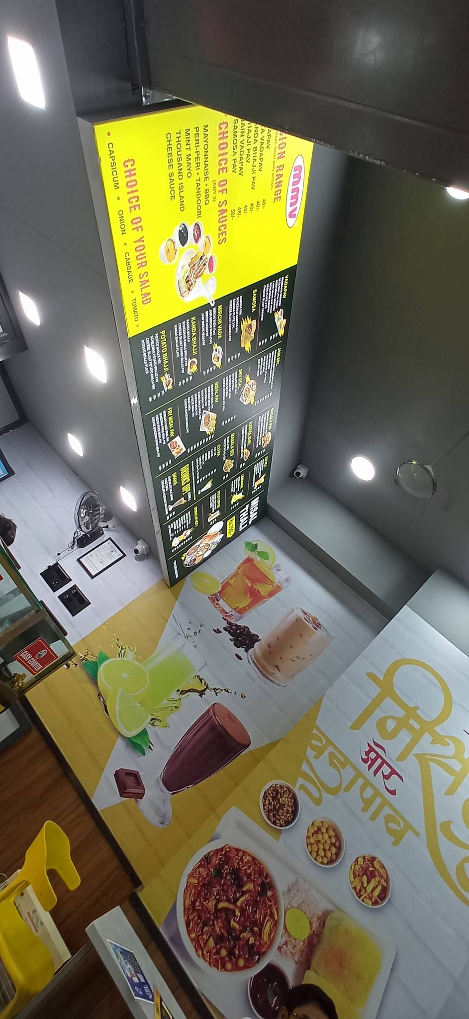 Menu at MMV Mumbaiya Misal and Vadapav SG Highway, Ahmedabad