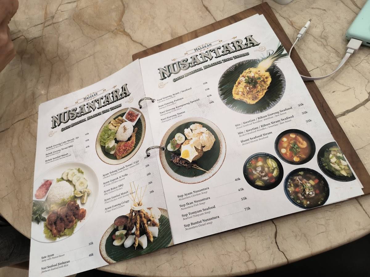 Menu at Ai Volla Cafe, Batam