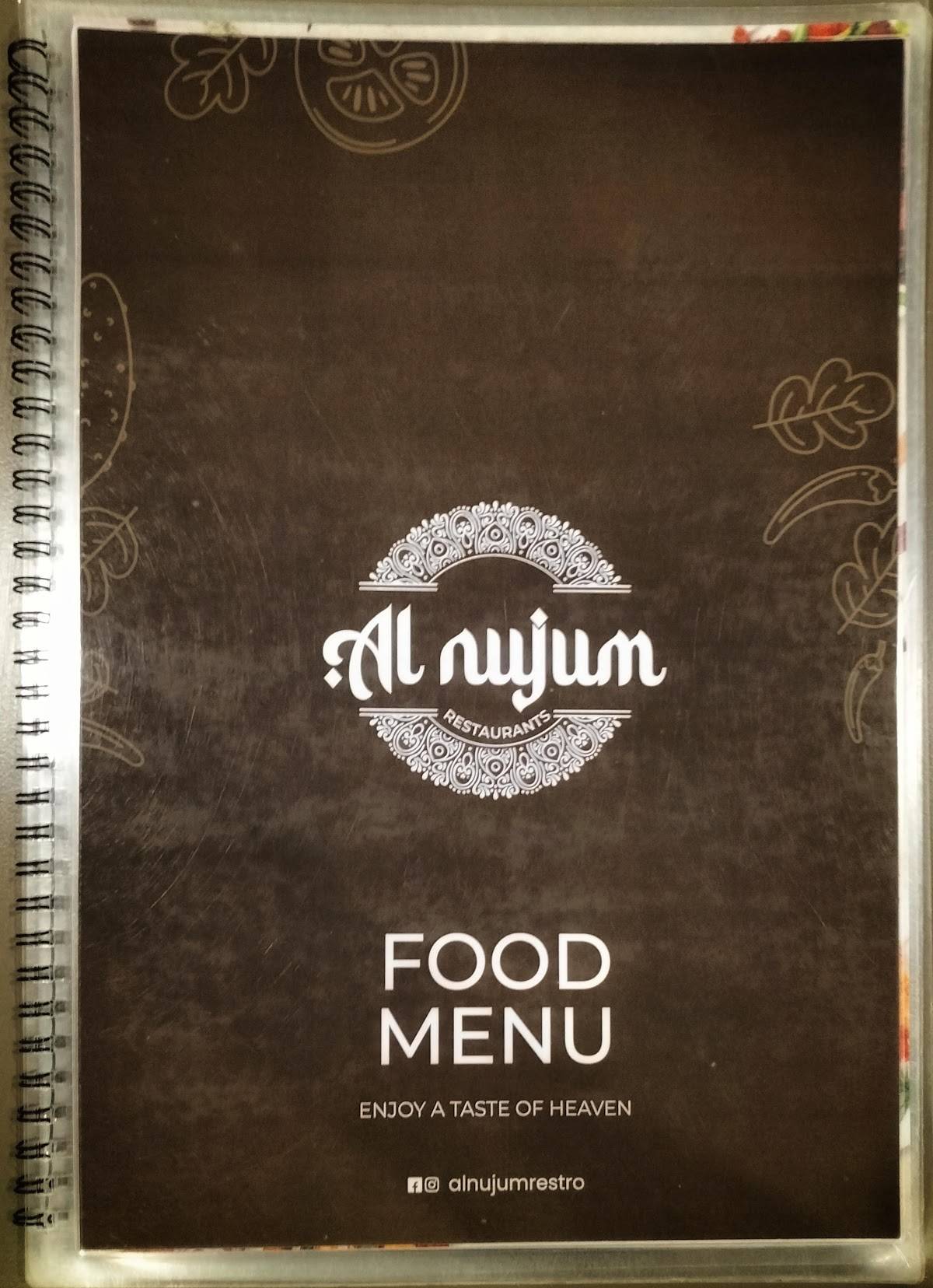 Menu at Al Nujum Restaurant, Chemmad
