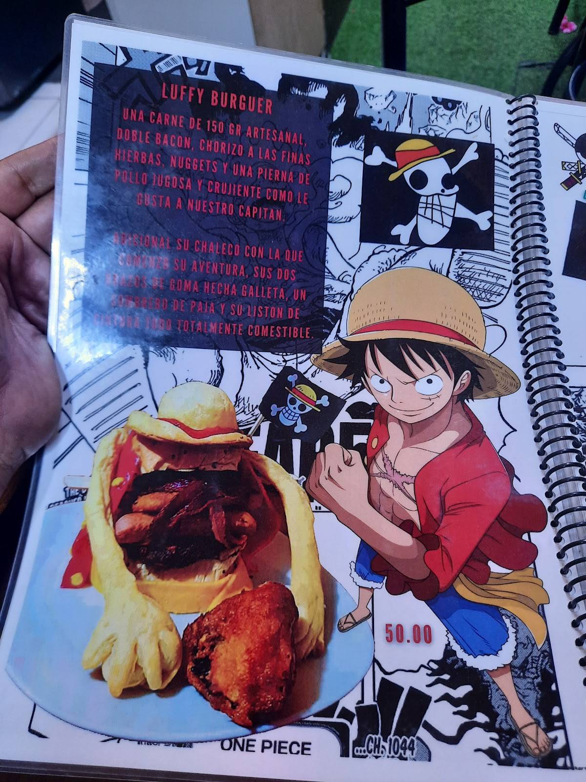 Carta de ALL BLUE FAST FOOD - Restaurante inspirado en One Piece, San ...