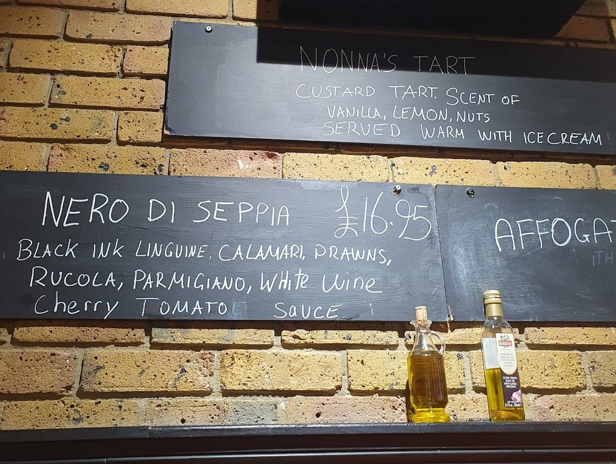 Menu at Alloro Ristorante Italiano pizzeria, Letchworth Garden City