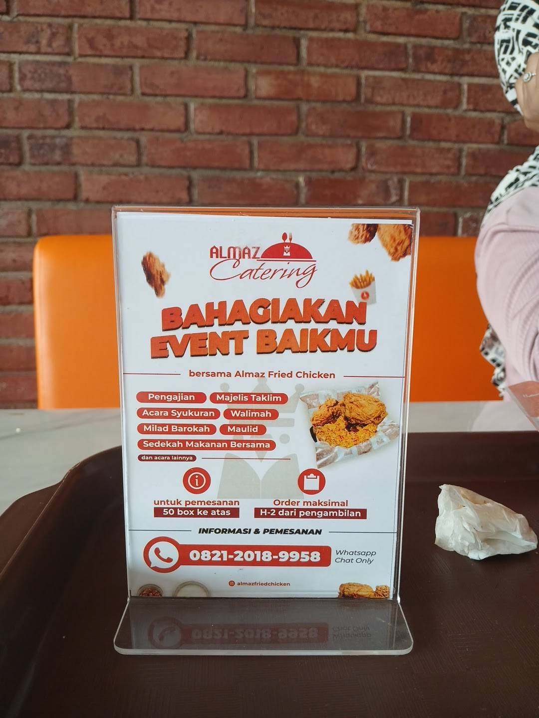 Carta del restaurante Almaz Fried Chicken Galuh Mas, Karawang