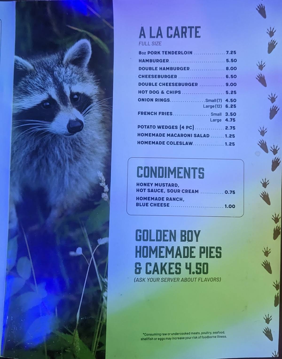 Menu at Alpine Inn pub & bar, Omaha