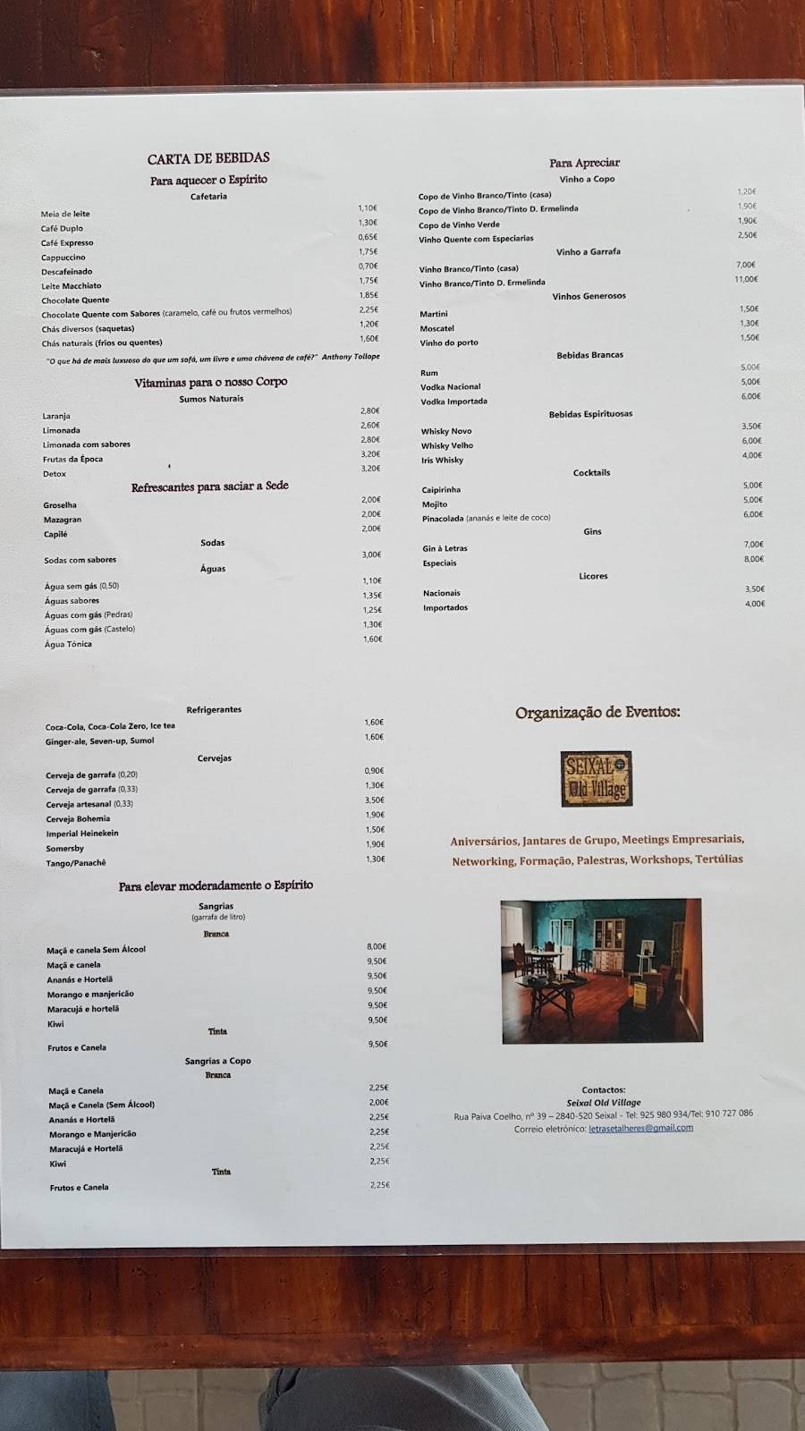 Menu em Amora Lounge restaurante, Amora