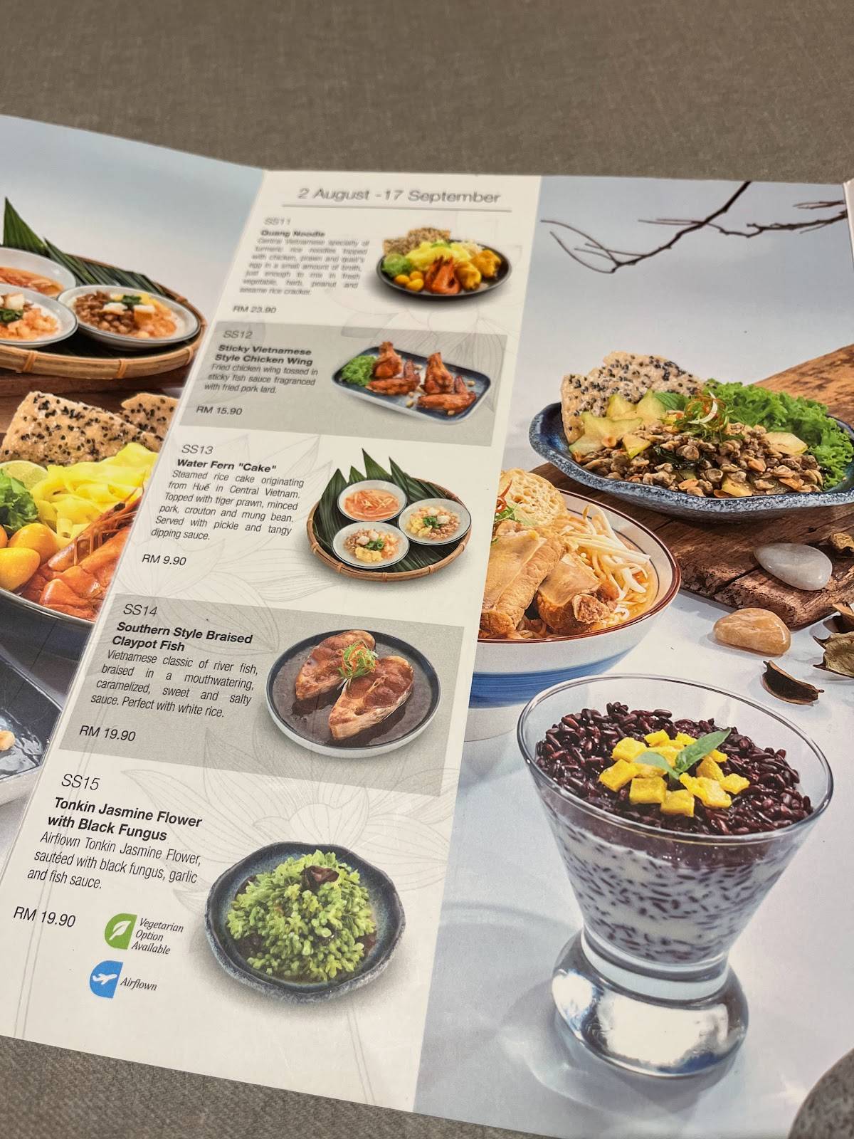 Menu at Ăn Viet • Sunway Pyramid Vietnamese Food Restaurant, Petaling ...