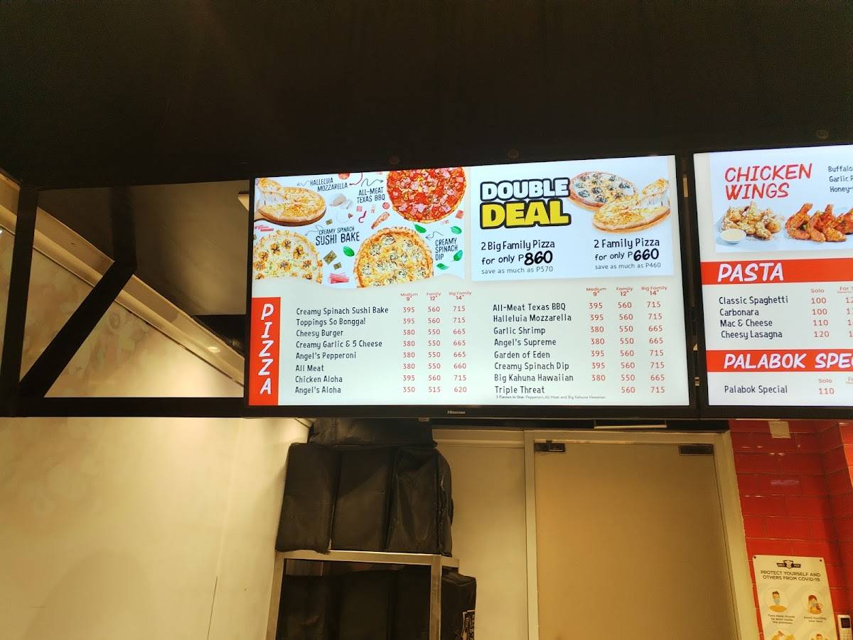Menu at Angel's Pizza - Calamba restaurant, Calamba