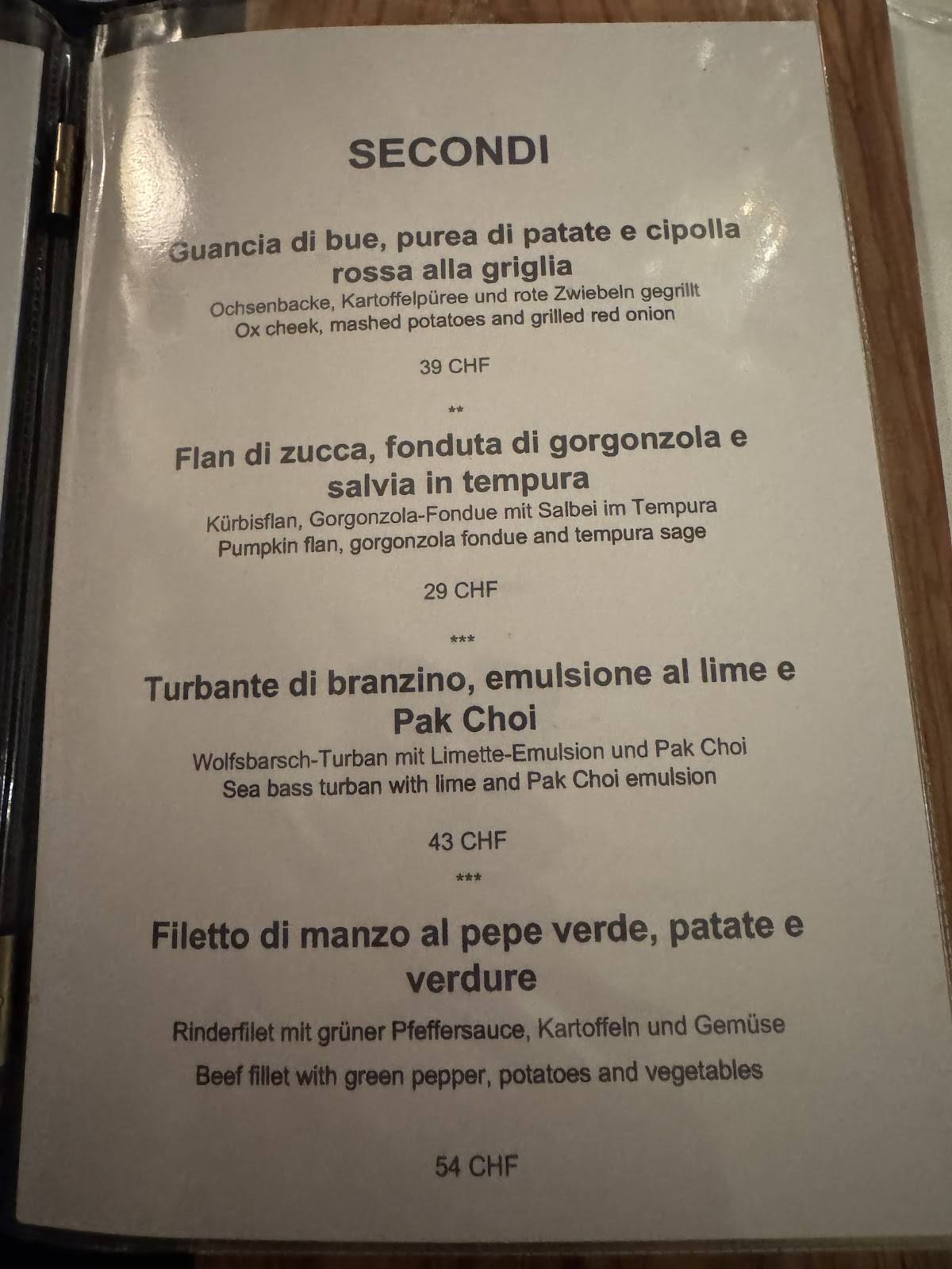 Menu da Apulia / www.apuliabs.ch, Basilea, Schützengraben 62